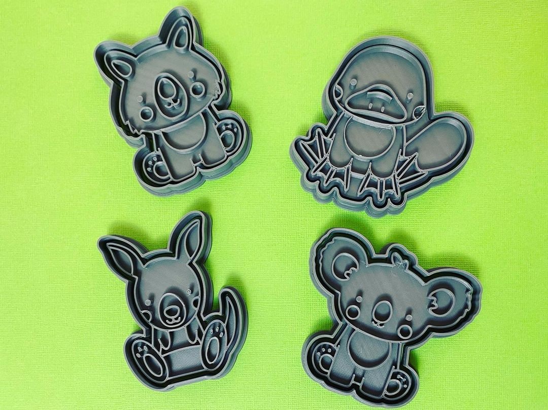 Australian Animal Cookie Cutters – Printing Gems